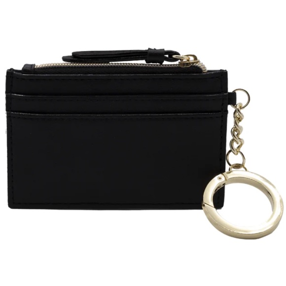 Victoria's Secret | Accessories | Vs Logo Card Case Keychain Pebbled ...